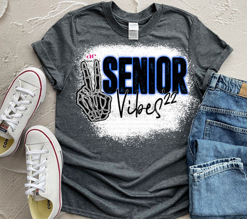 Senior Vibes Neon Glow Digital Download - Etsy