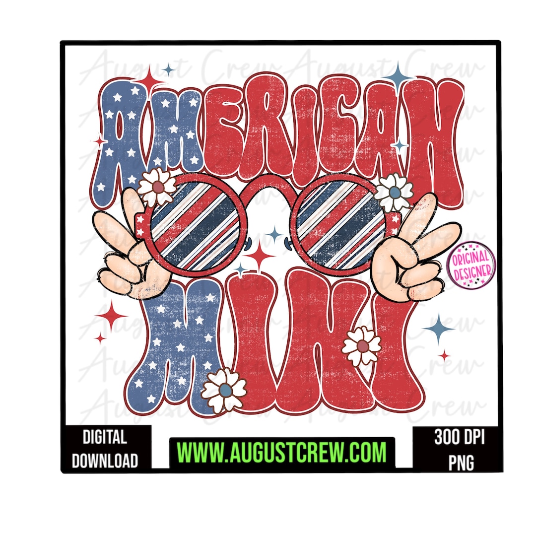 American Mini | July 4th| Independence Day| Boho| Retro - Etsy