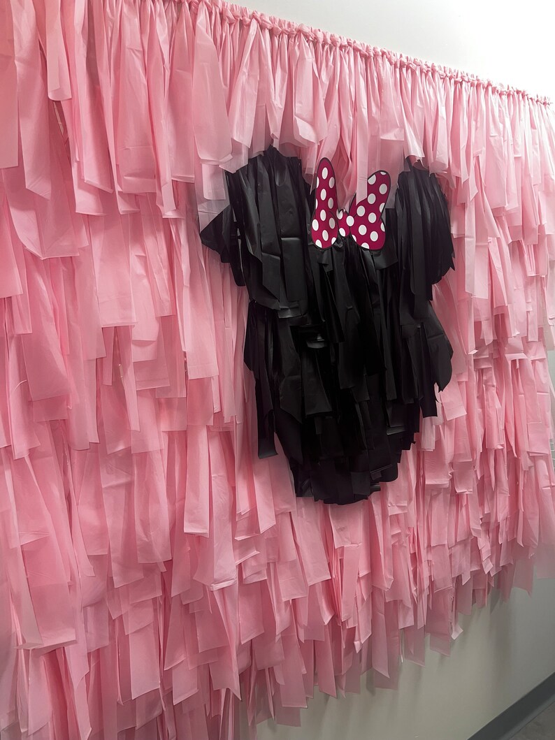 Minnie Mouse Fringe Backdrop Wall - Etsy