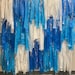 Winter Wonderland Blue Fringe Backdrop - Etsy