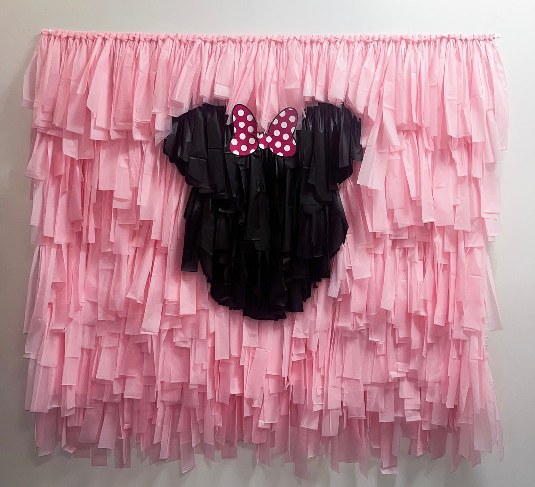Minnie Mouse Fringe Backdrop Wall - Etsy