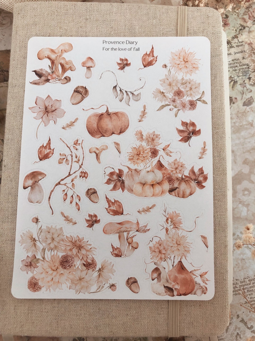 Stickerbogen Herbst Herbst Sticker für Journal Bullet - Etsy.de