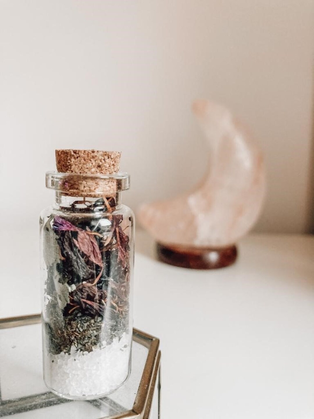 Protection & Grounding Spell Jar Witch Tools Crystal Healing - Etsy