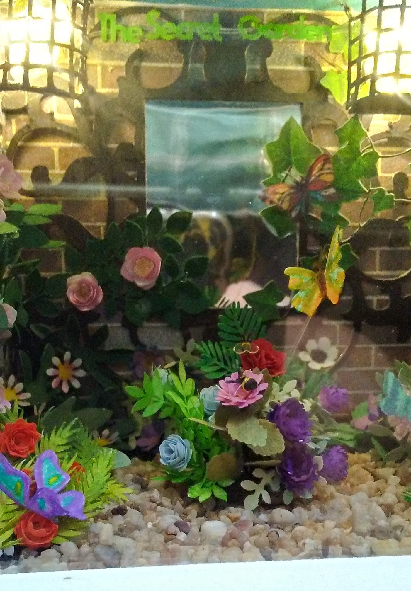 The Secret Garden Diorama Diorama With Lights Miniature - Etsy