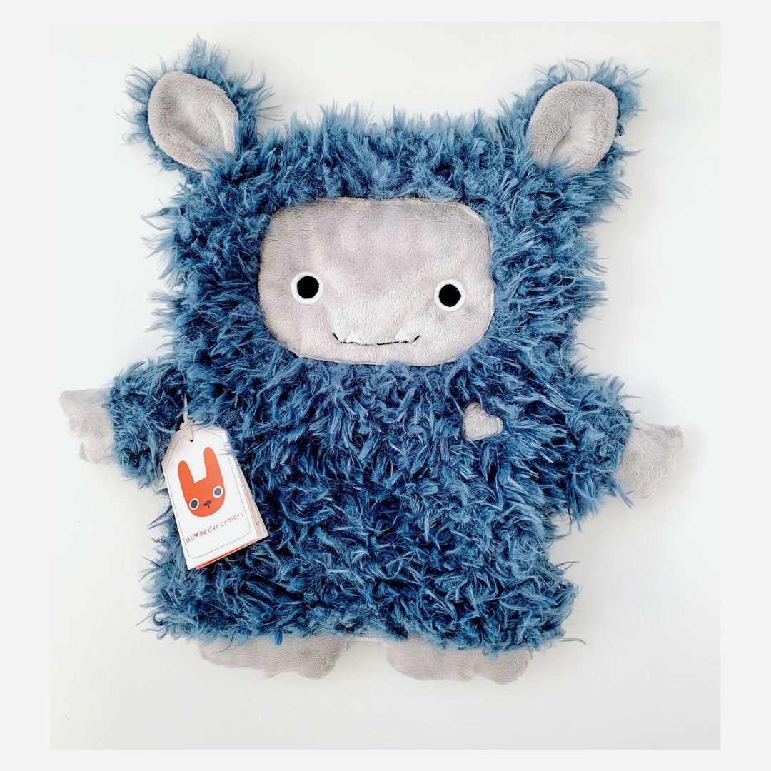 Cute Monster Hot/cold Weighted Plush Yeti 410 Lb Warmable Cozy Hug ...