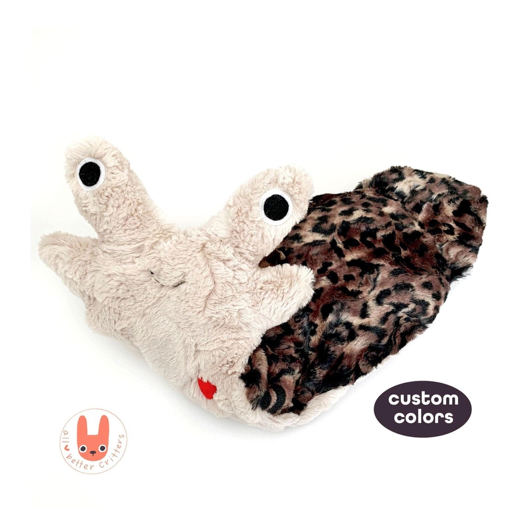 Custom CUTE SLUG Weighted Plush: Big Cozy Hug Pillow With Hot/cold Pack ...