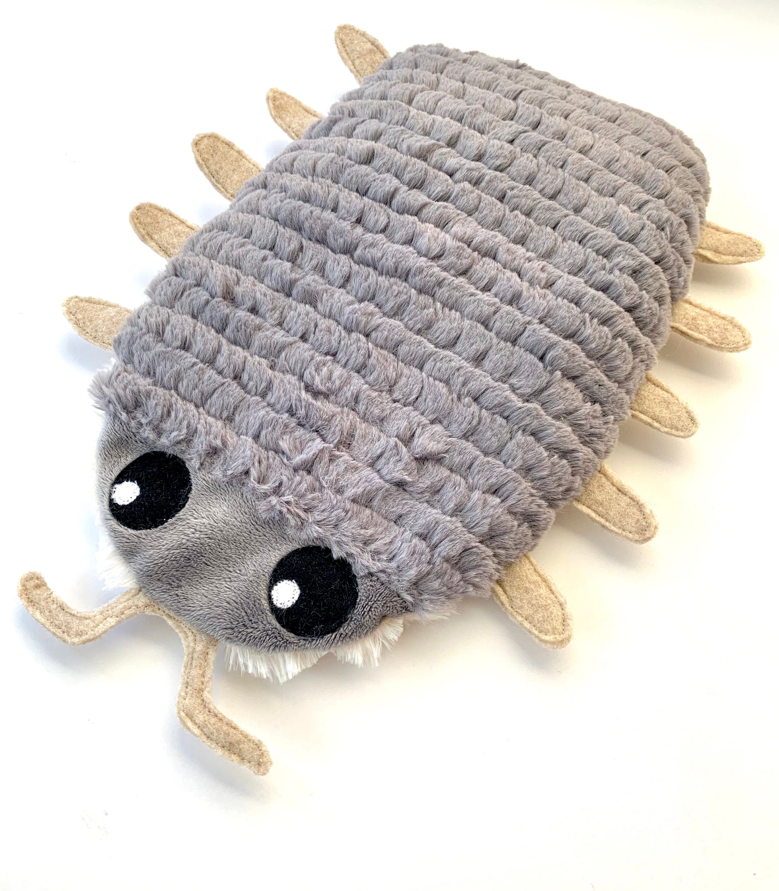 Cute Roly Poly Hot Cold Isopod Plushie Soft Pillbug Cuddly | Etsy