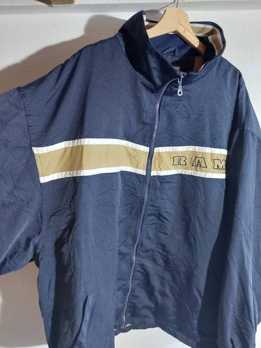 Vintage Logo Athletic St. Louis Rams Game Day Jacket Size 2XL Navy Blue ...