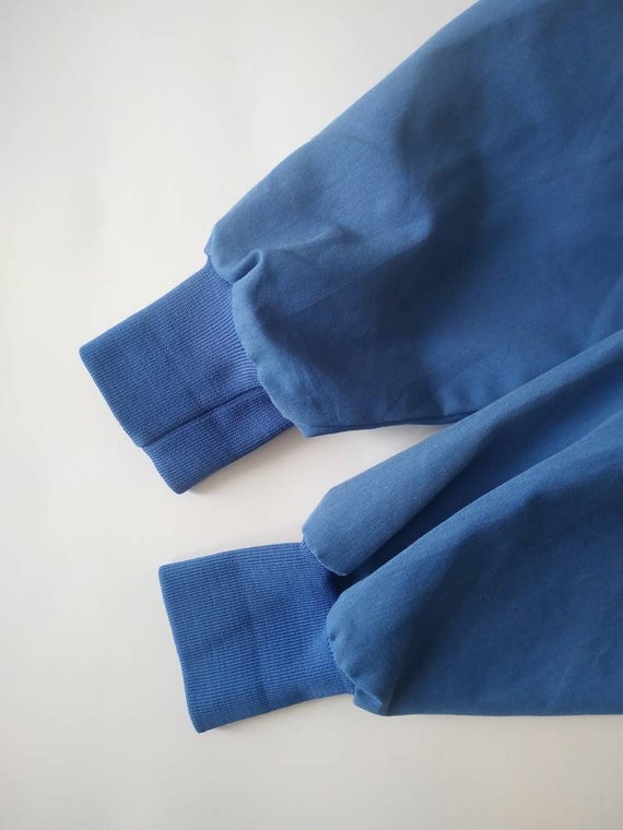 Vintage SportsMaster Bomber Jacket Blue 90s Made in U… - Gem