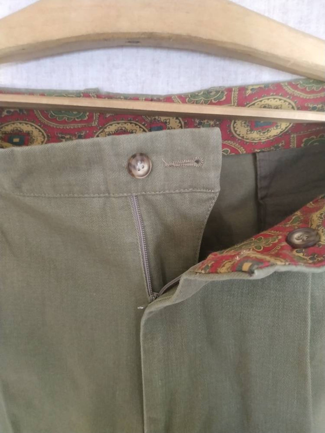 Belfe & Belfe Vintage Pants Size 54 Cotton Made in Italy BF - Etsy