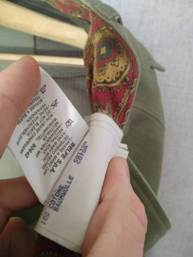 Belfe & Belfe Vintage Pants Size 54 Cotton Made in Italy BF - Etsy UK