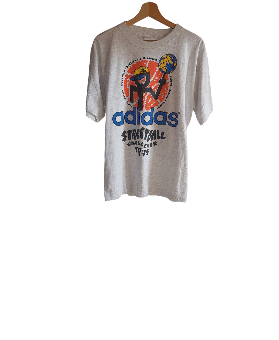 Vintage 1995 Adidas Streetball Challenge T-shirt Size M - Etsy