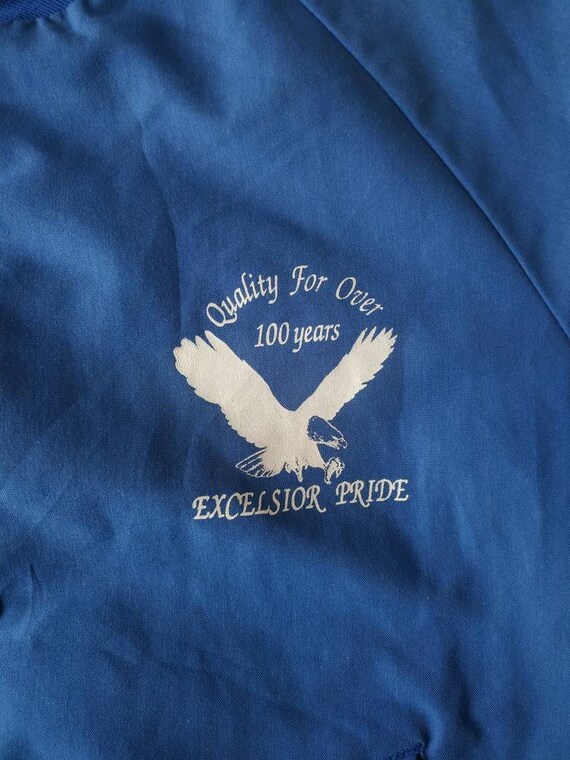 Vintage SportsMaster Bomber Jacket Blue 90s Made in U… - Gem