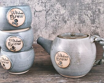 Witches Brew Tea Set - Etsy