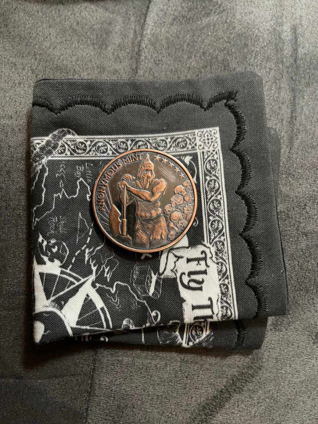 1 Oz Copper Round EDC Challenge Coin Executioner Antique - Etsy