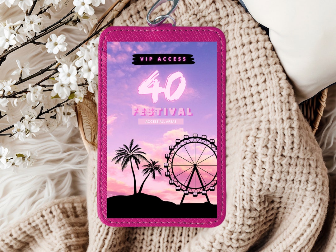Festival VIP Pass Landyard Template, VIP Party Pass Badge Template ...