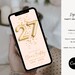 Digital 27th Birthday Invitation Template, 27th Editable Birthday Evite ...