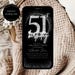 51st Birthday Party Invitation Template, Editable 51st Digital ...