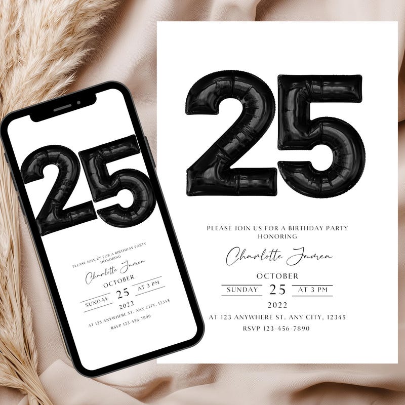 25th Birthday - Etsy