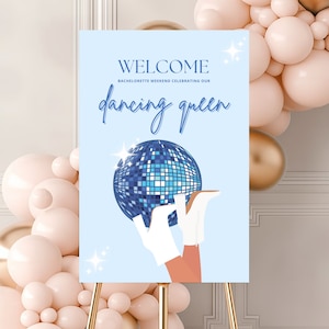 Mamma Mia Bachelorette Welcome Sign Template, Honey Honey Bridal Shower ...