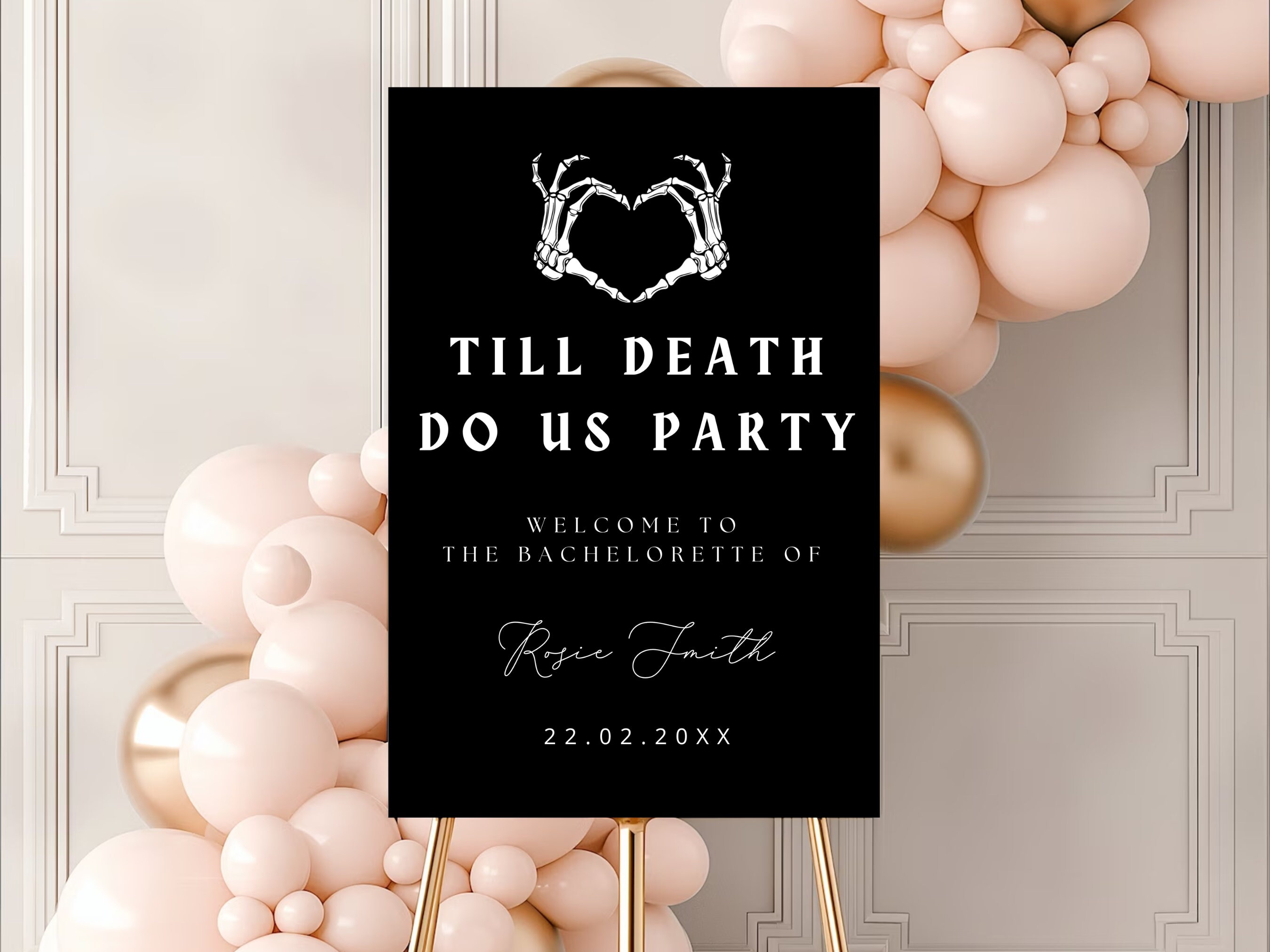 Til Death Do Us Part Welcome Sign Template, Til Death Do Us Party ...