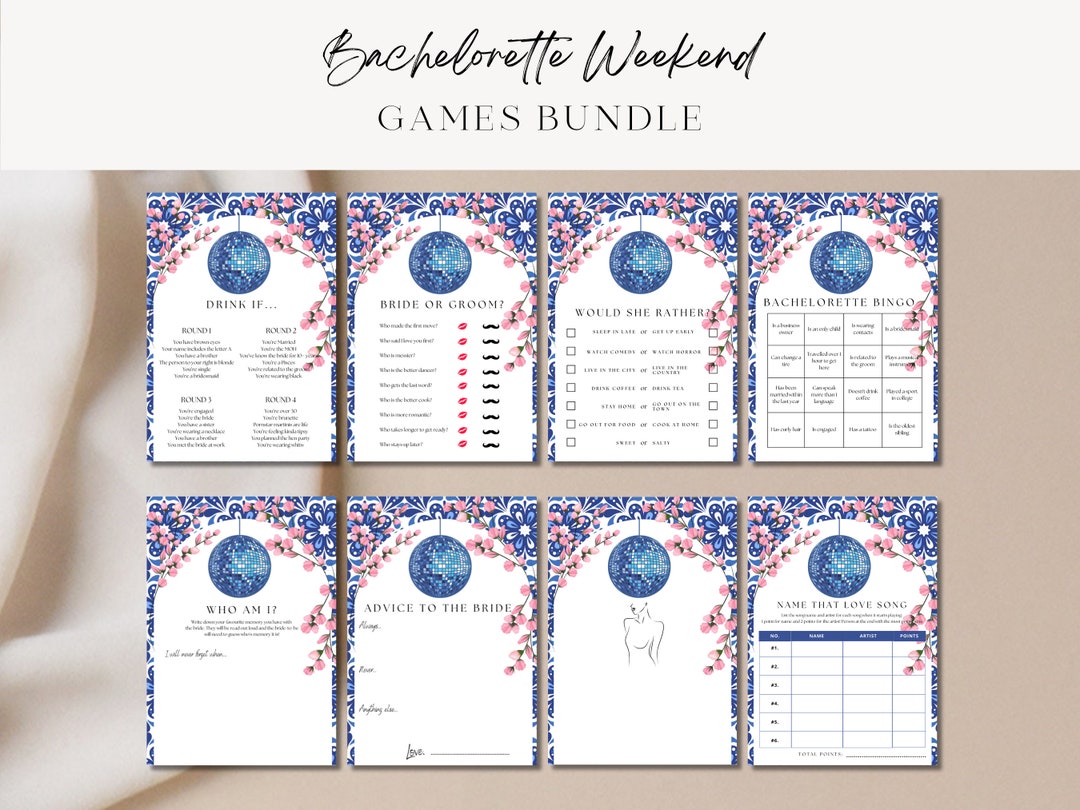 Mamma Mia Bachelorette Games Bundle, Mamma Mia Hen Do, Mamma Mia Bach ...