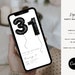 Digital 31st Birthday Invitation Template, 31st Birthday Party ...