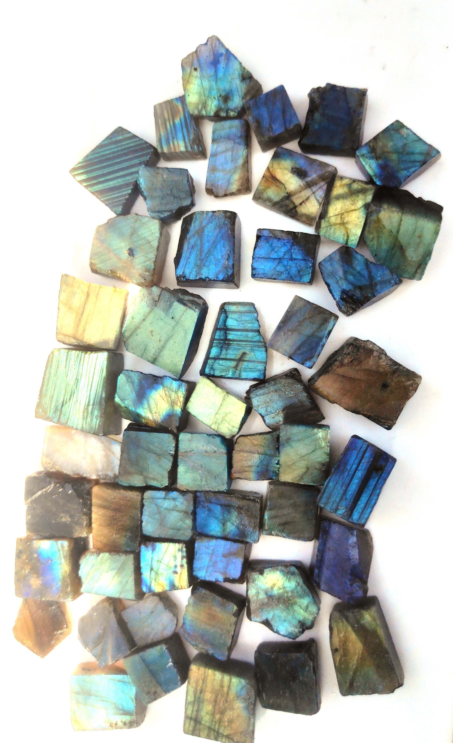 Raw Labradorite Slice Rough Gemstone Crystal 10 to 25mm | Etsy