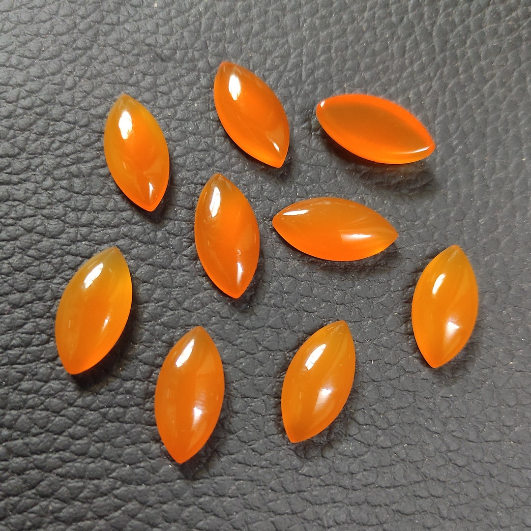 Orange Chalcedony, Marquise Gemstone 5X10MM to 15X30MM All Size ...