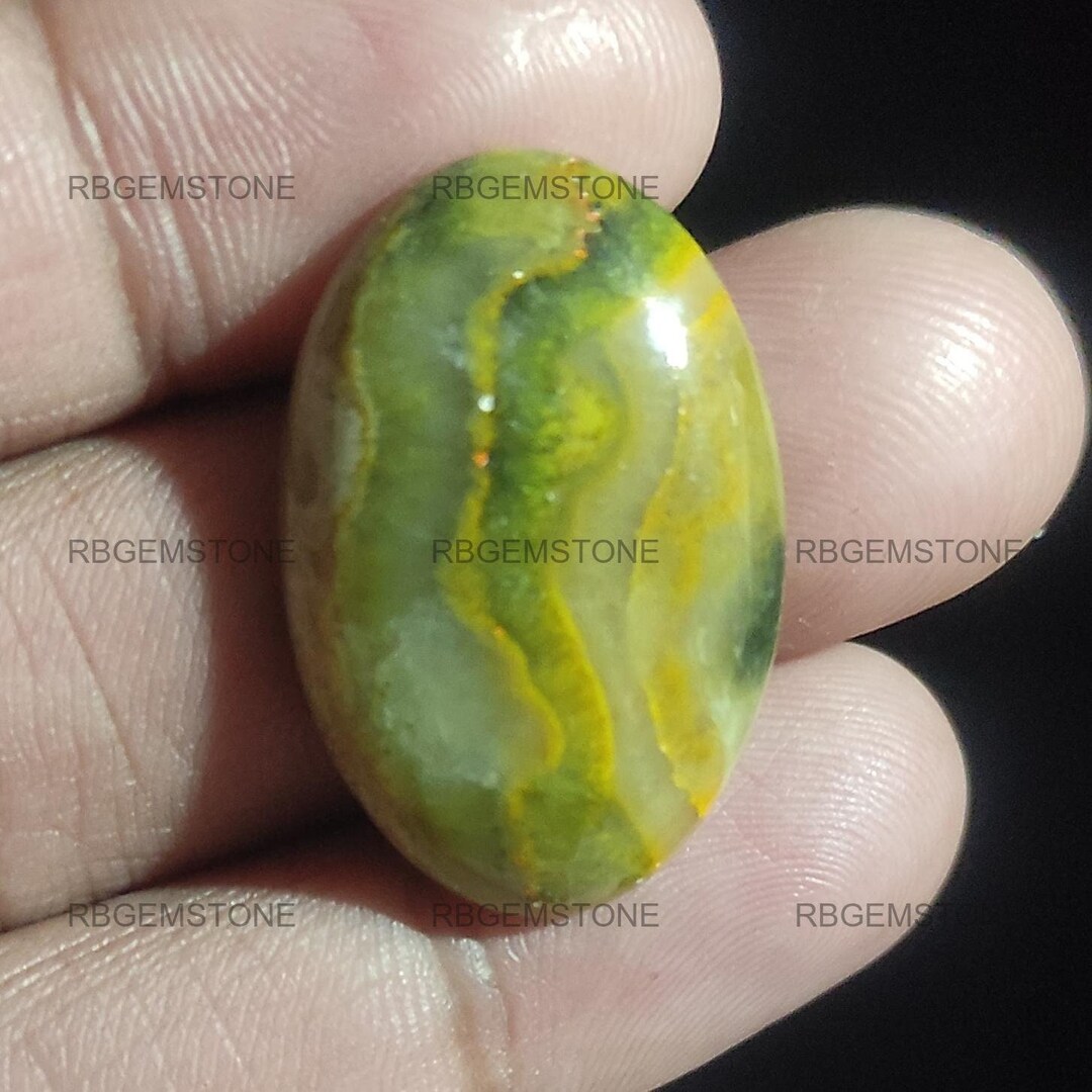 Natural Bumblebee Gems/ Multicolor Bumblebee Cabochon/ Oval Bumblebee ...
