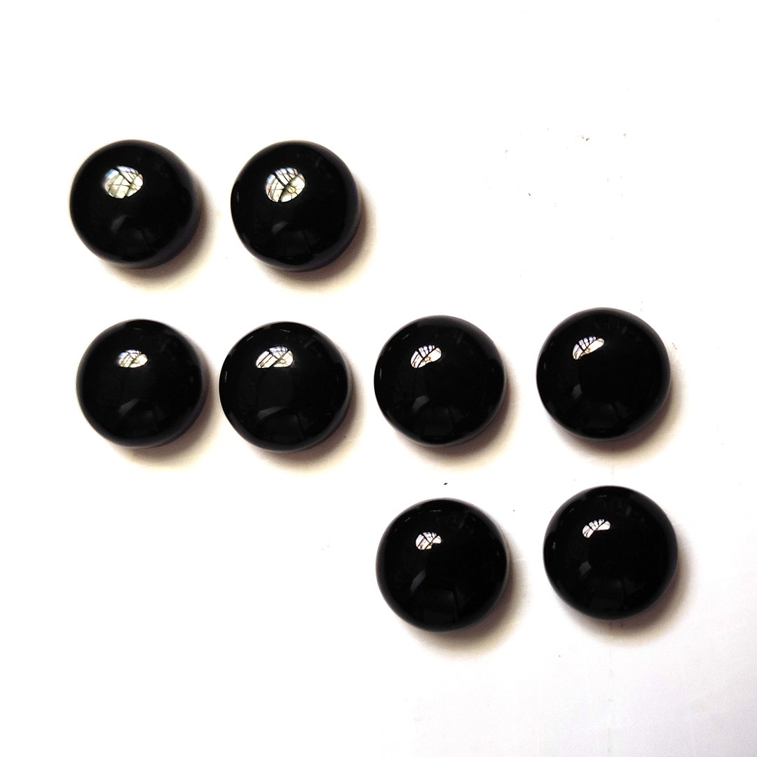 Black Onyx, Round Shape Onyx, 3 Mm to 35 Mm Calibrated Size Chalcedony ...