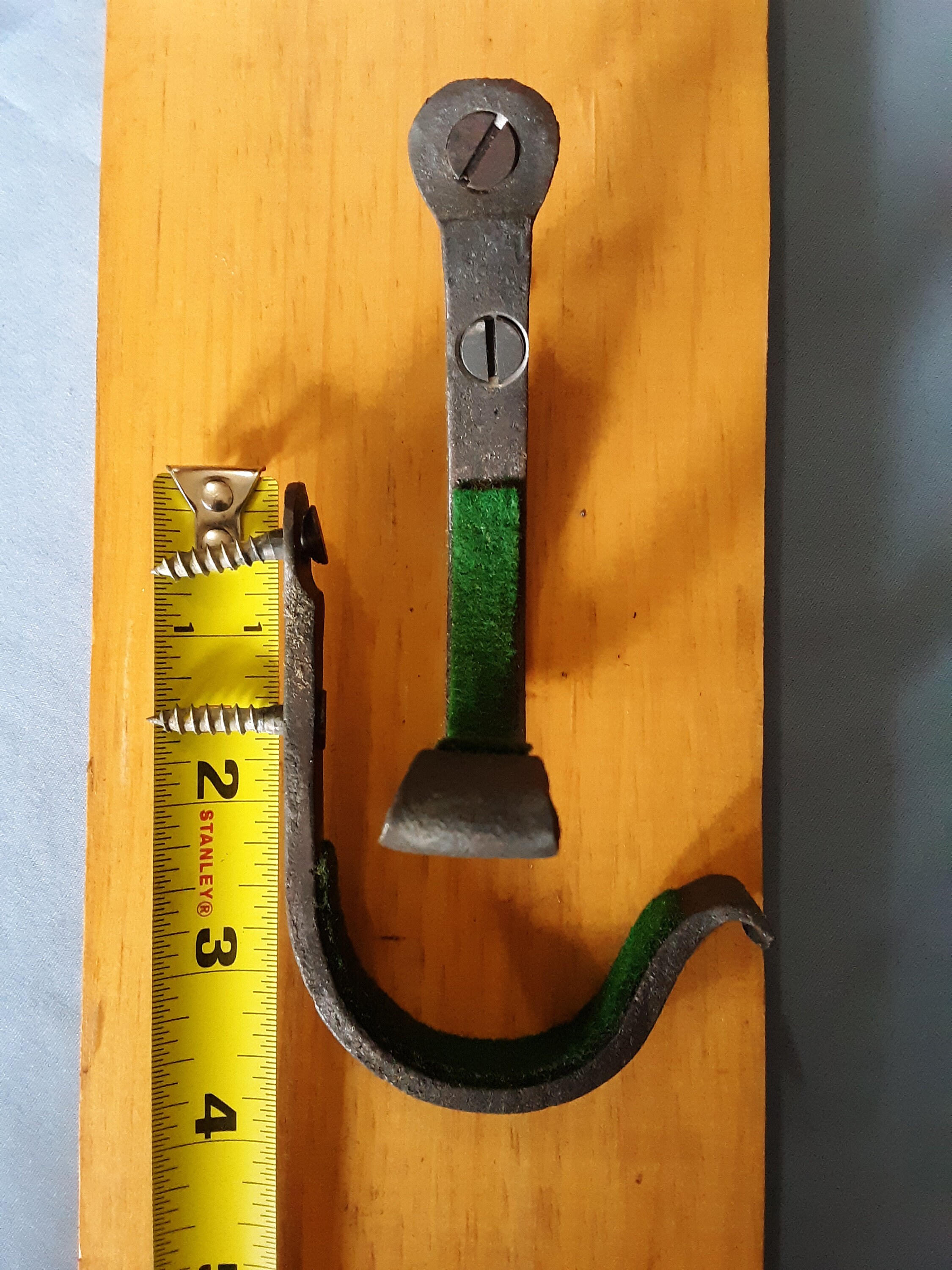 Hand-forged Gun Hooks. Felt Lined. - Etsy