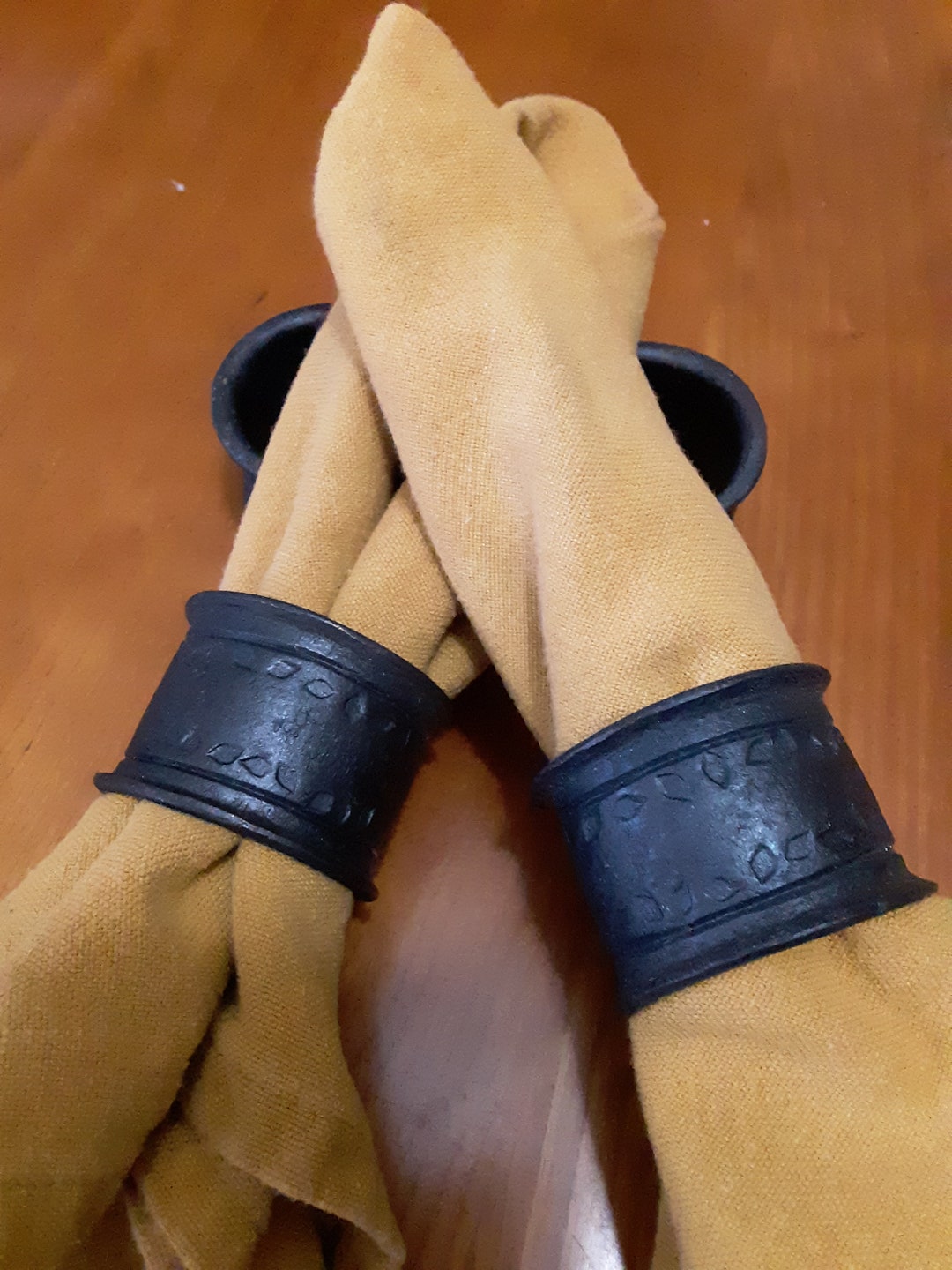 Hand-forged Decorative Napkin Rings - Etsy