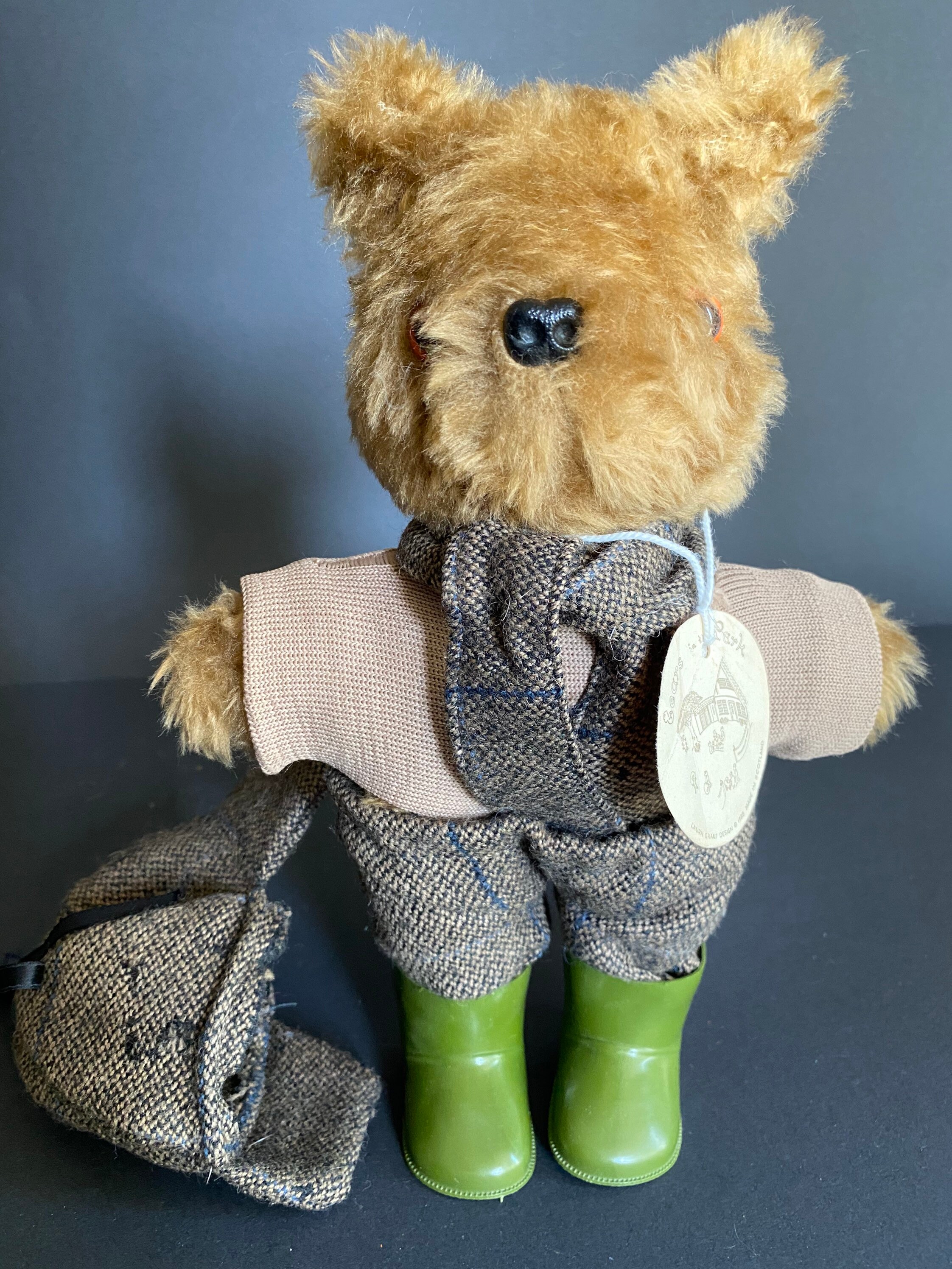 Sherlock Holmes Bear, Laura Grant bears in the Park Toy, Scottish Hand ...