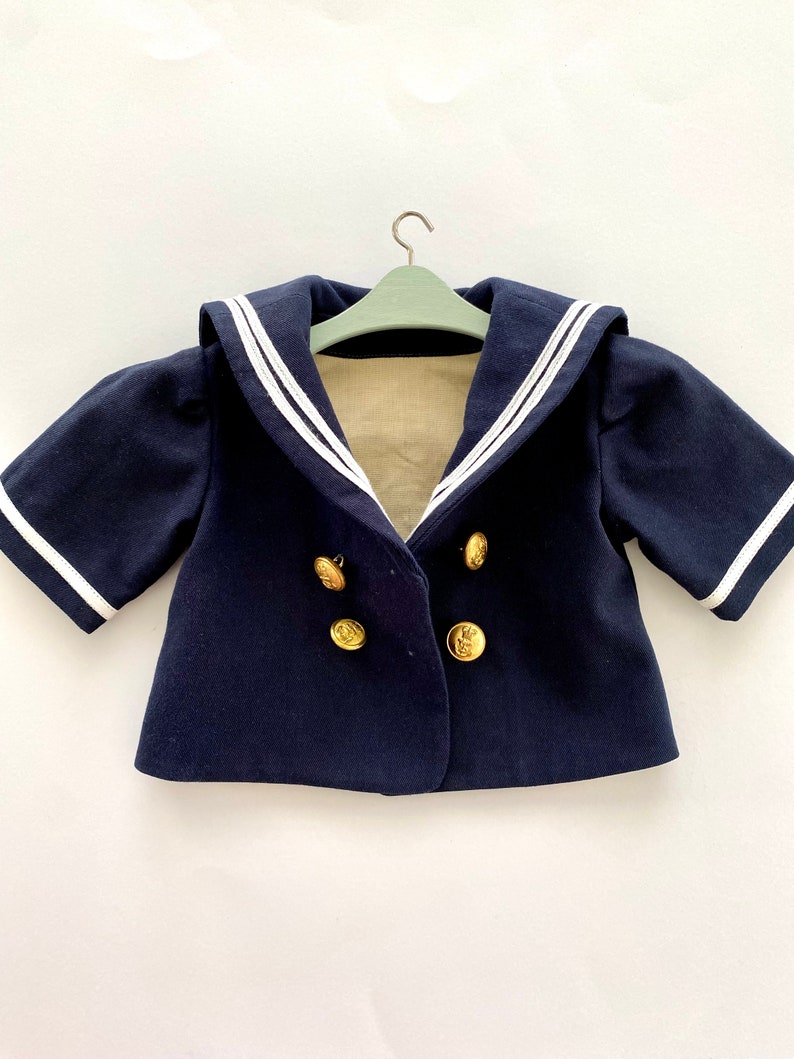 Sailor Jacket Sewing Pattern for 14-inch Teddy Bear (PDF Pattern) - Etsy