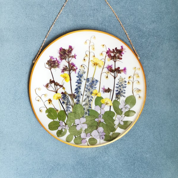 Resin Flower Art - Etsy