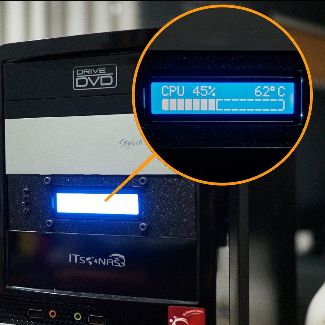 5.25 Inch Cd Drive Bay Conversion Kit to LCD 1602 Screen - Etsy