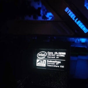 New Full Enclosure USB Programmed Mcu 1.3" Oled Screen & 3D Printed ...