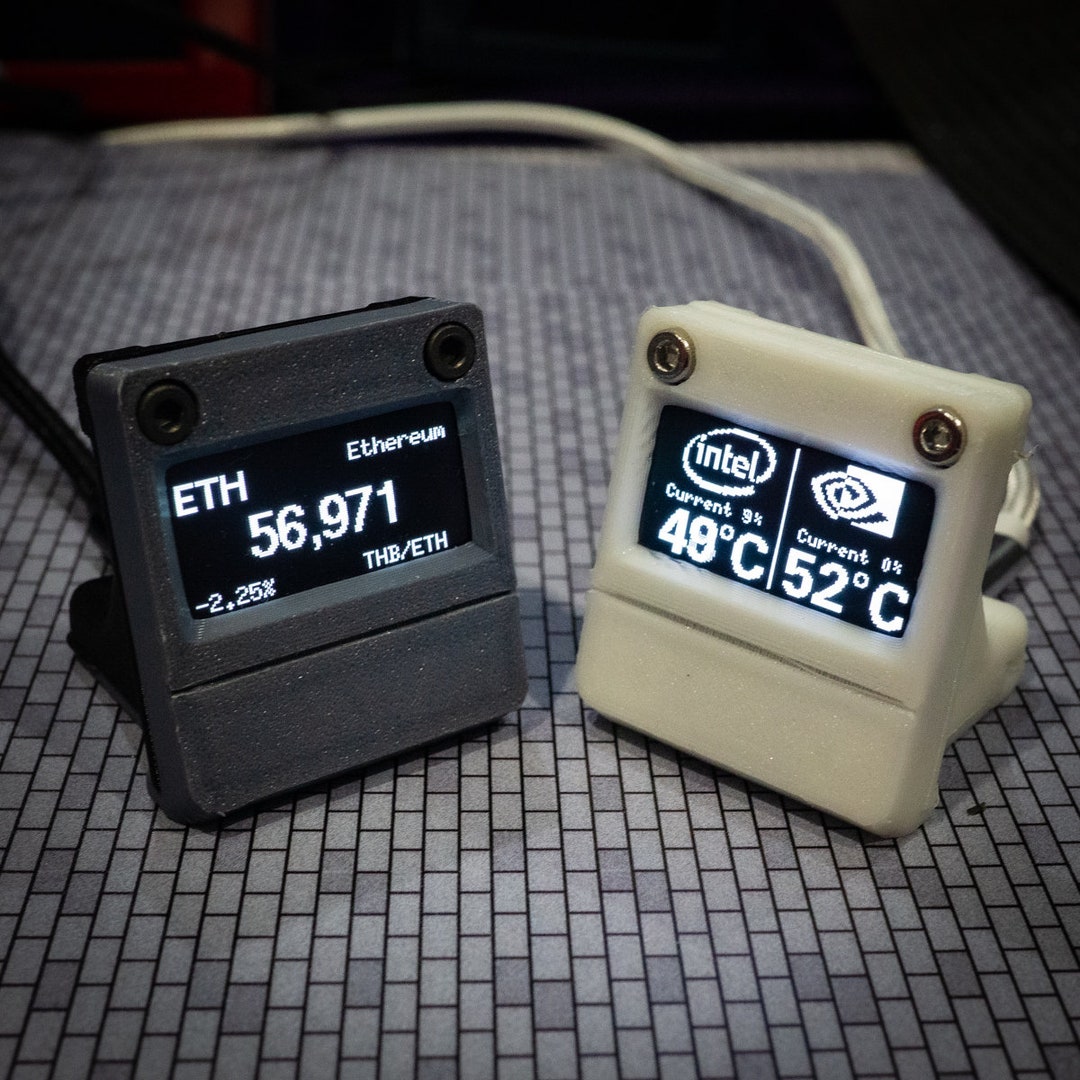 New Full Enclosure USB Programmed Mcu 1.3" Oled Screen & 3D Printed ...