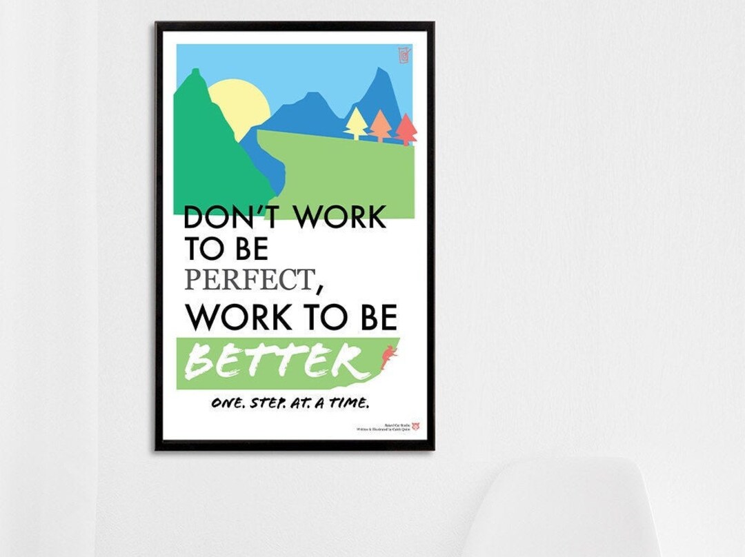 Be Better Poster - Etsy