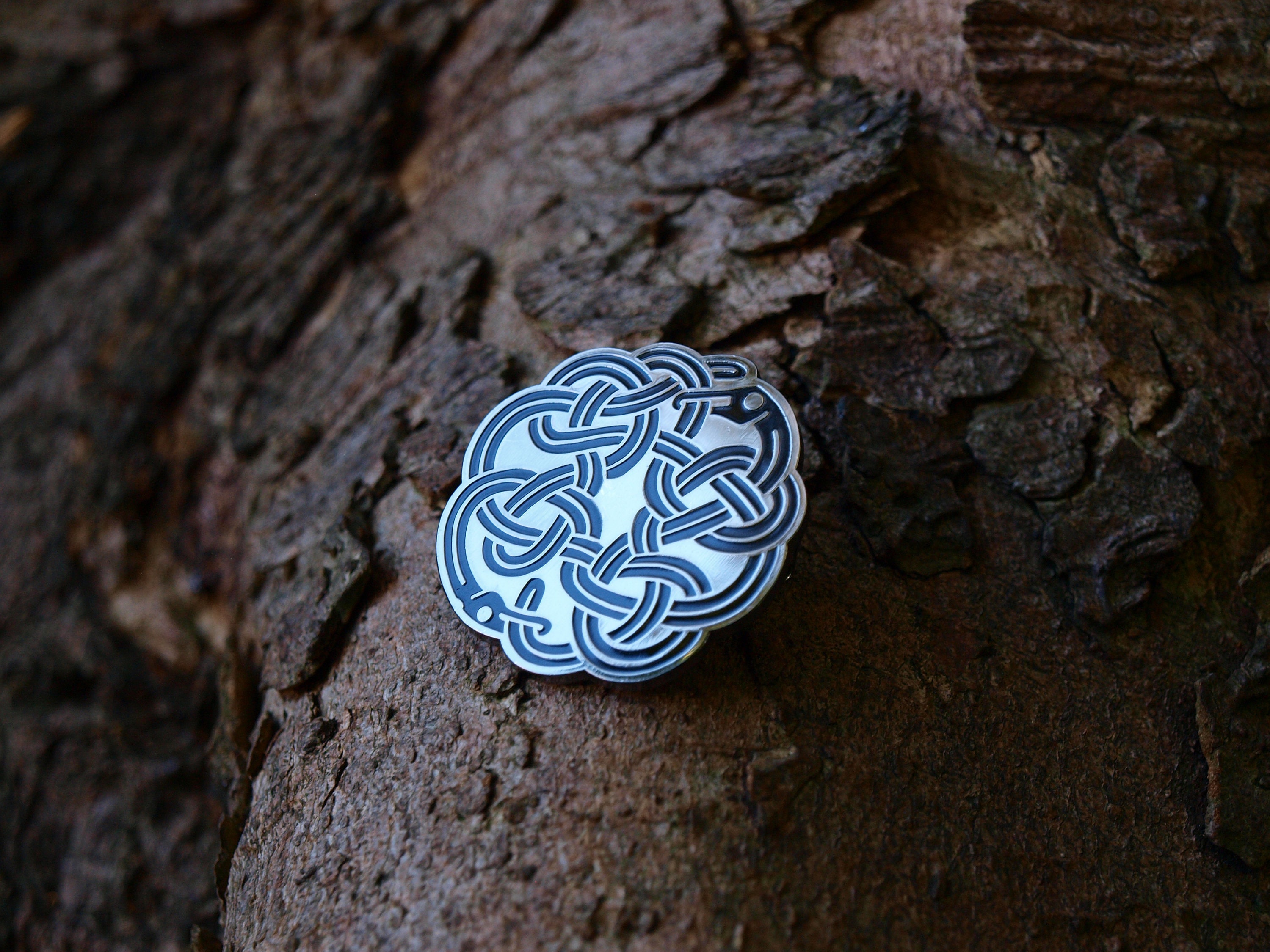Sutton Hoo Anglo Saxon Hard Enamel Pin Badge - Etsy UK