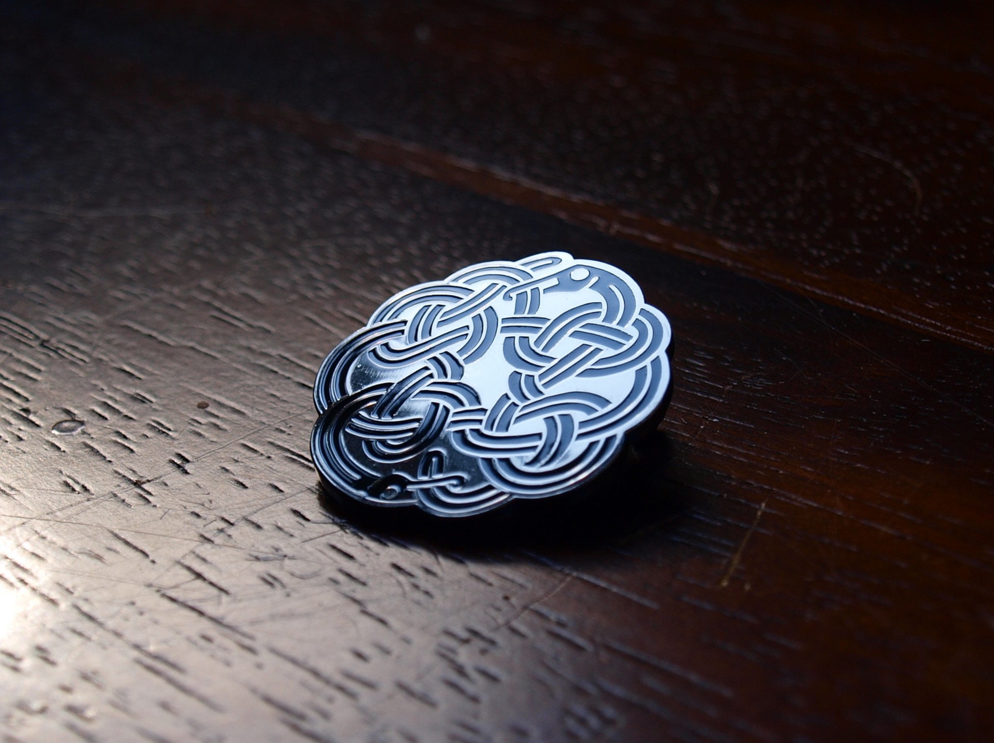 Sutton Hoo Anglo Saxon Hard Enamel Pin Badge - Etsy UK