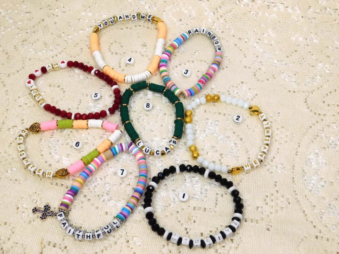 Personalized Bracelets, Stacker Bracelets, Beaded Bracelets, Gifts ...