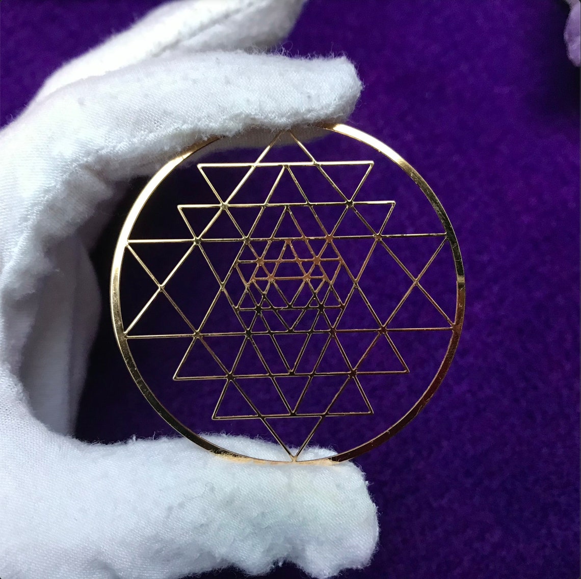 Sri Yantra, Sacred Geometry, Healing Tool, Quantic, Orgone, Orgonite ...
