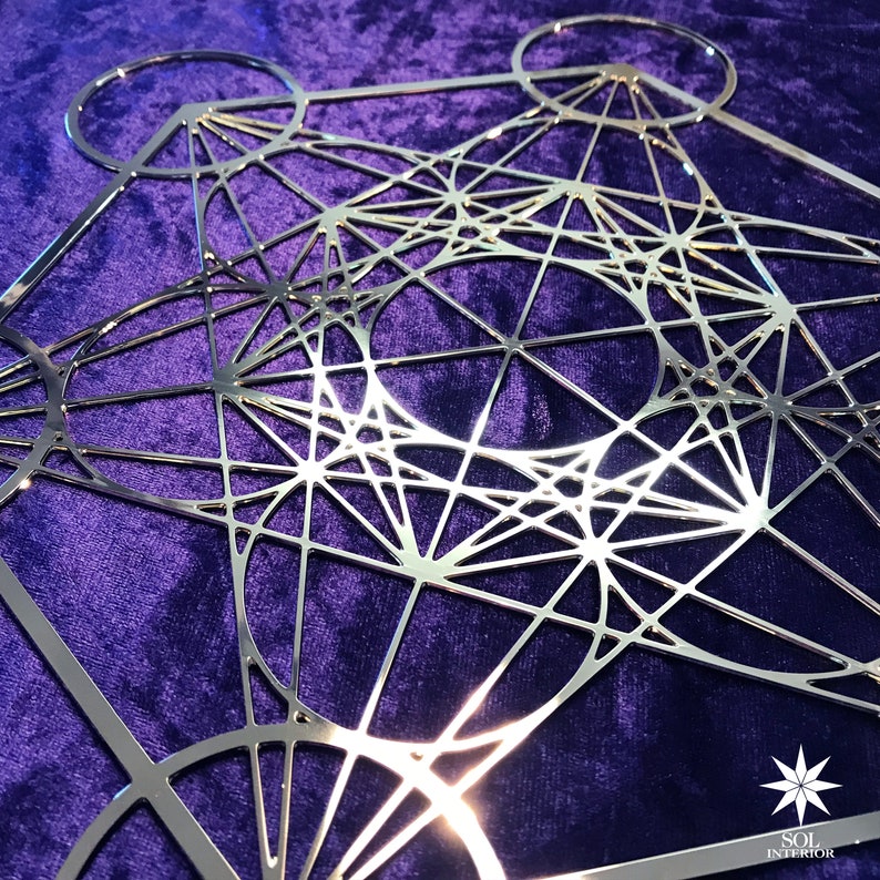 Metatron's Cube, Sacred Geometry, Orgonite, Radionics, Quantum Instrument, Gold - Etsy