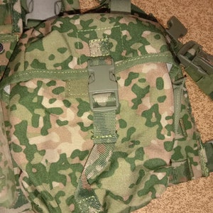 Dutch Army Surplus NFP Multitone Fractal Camo Chest Rig Webbing System ...
