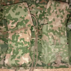 Dutch Army Surplus NFP Multitone Fractal Camo Chest Rig Webbing System ...