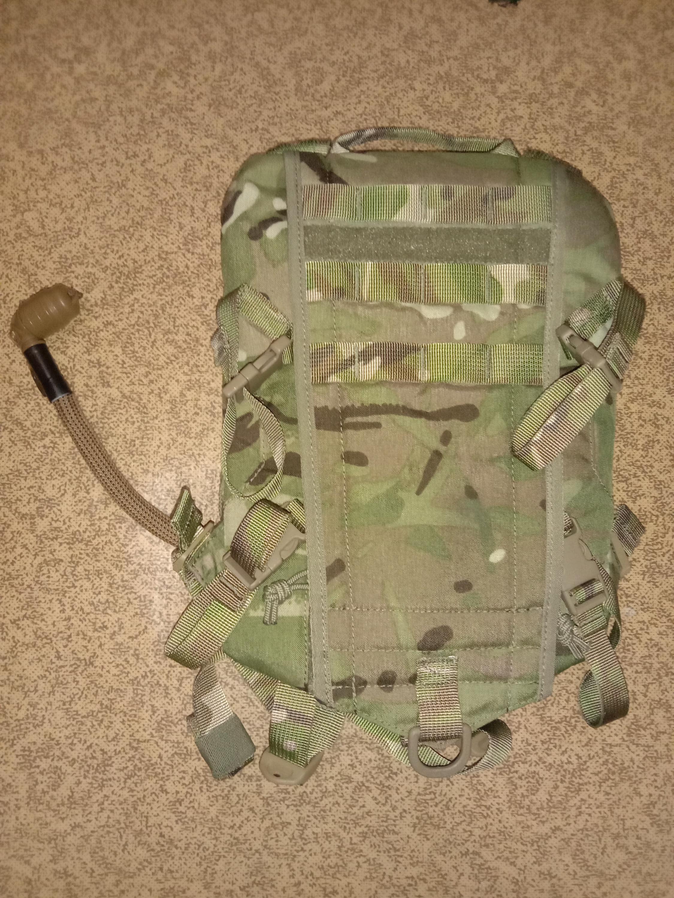 British Army Surplus Hydration Pack, Virtus Source Rider 3L, MTP ...