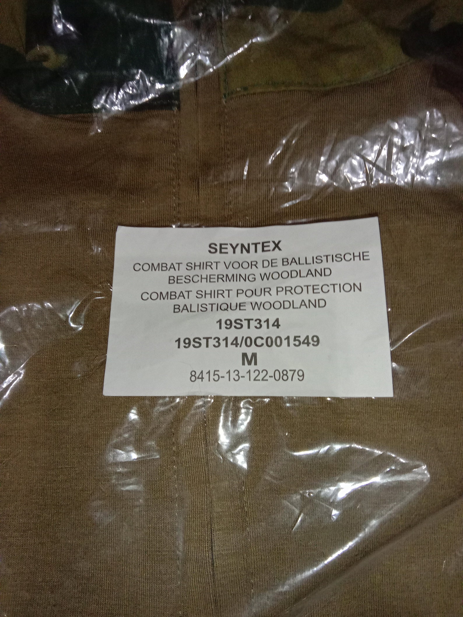 Original Military Surplus Belgian Army Combat Shirt Ubacs Jigsaw ...