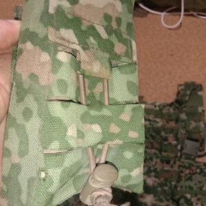 Dutch Army Surplus NFP Multitone Fractal Camo Chest Rig Webbing System ...
